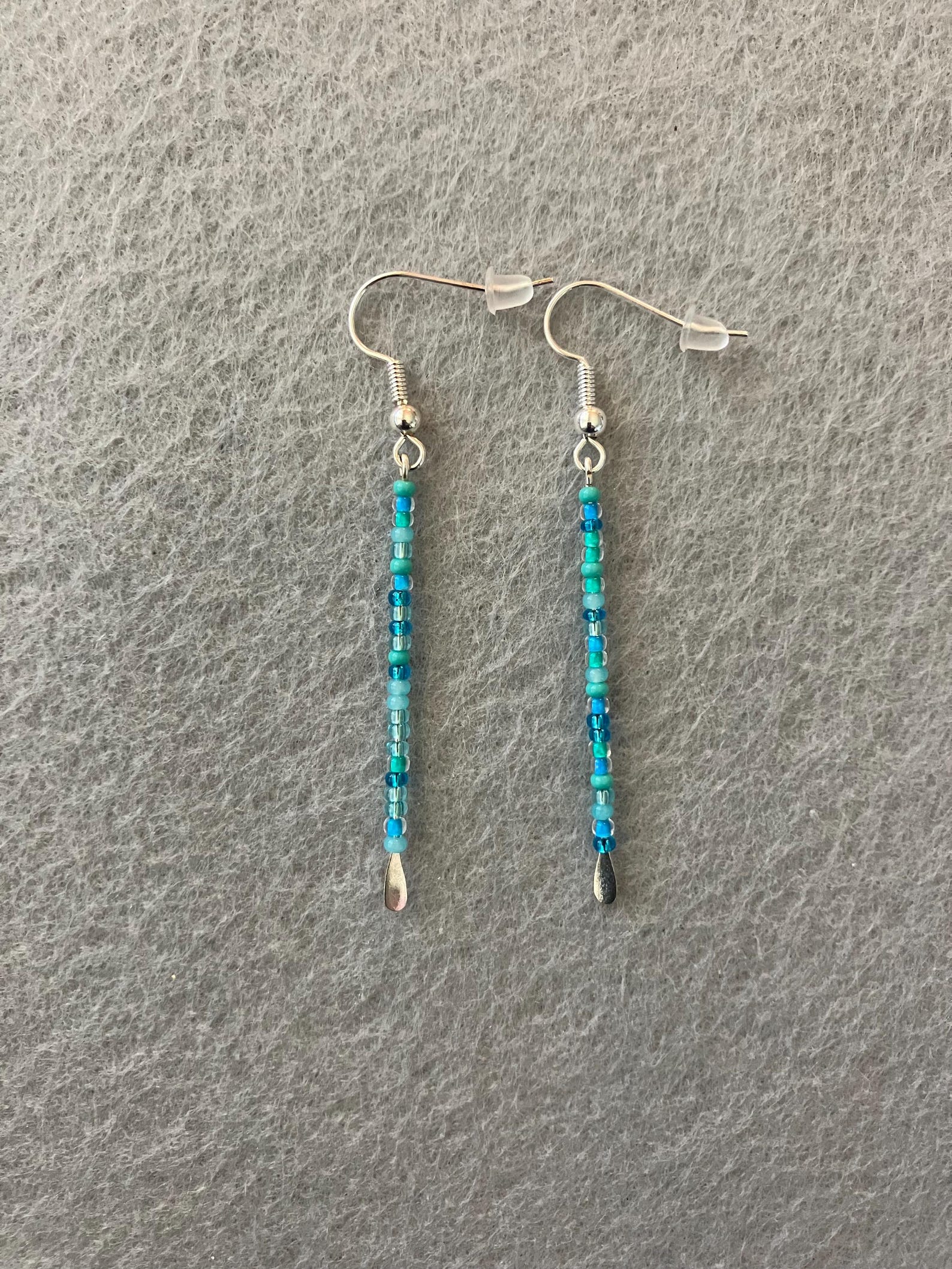 Seed Bead Dangle Earrings - Etsy