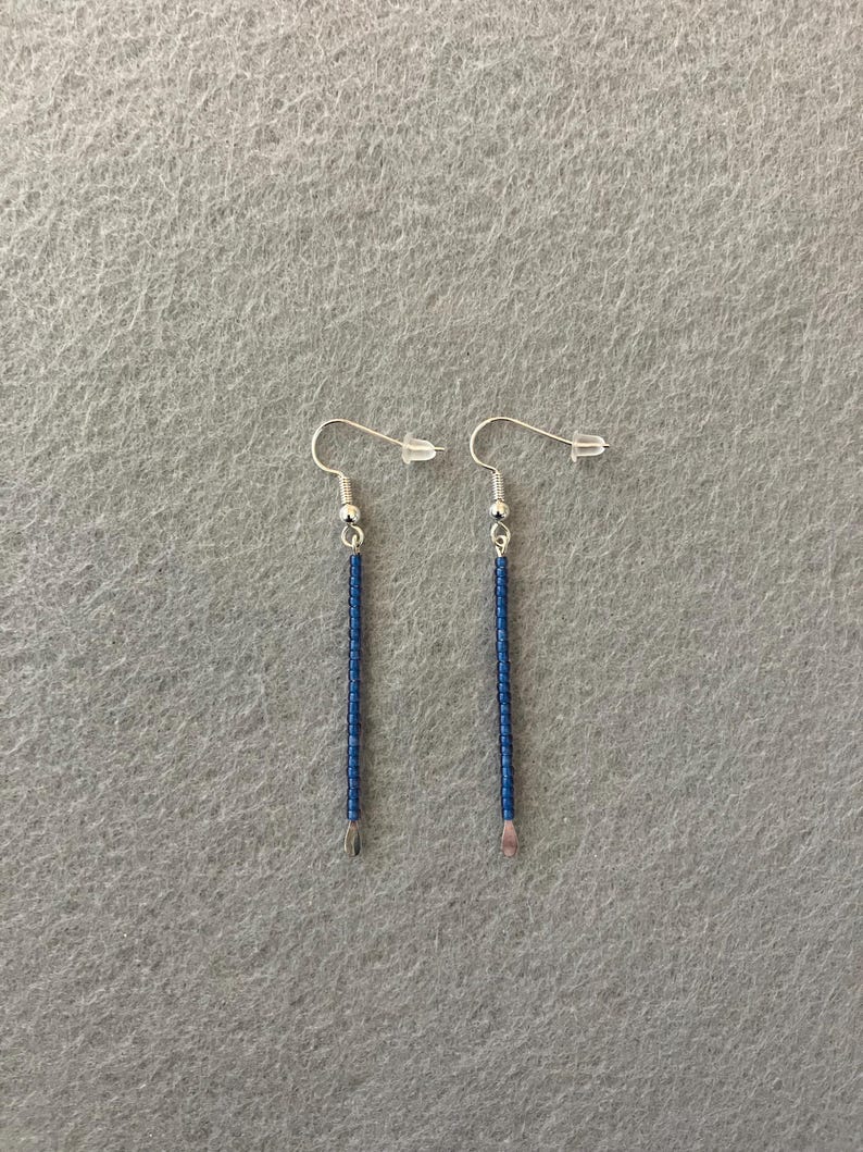 Seed Bead Dangle Earrings - Etsy