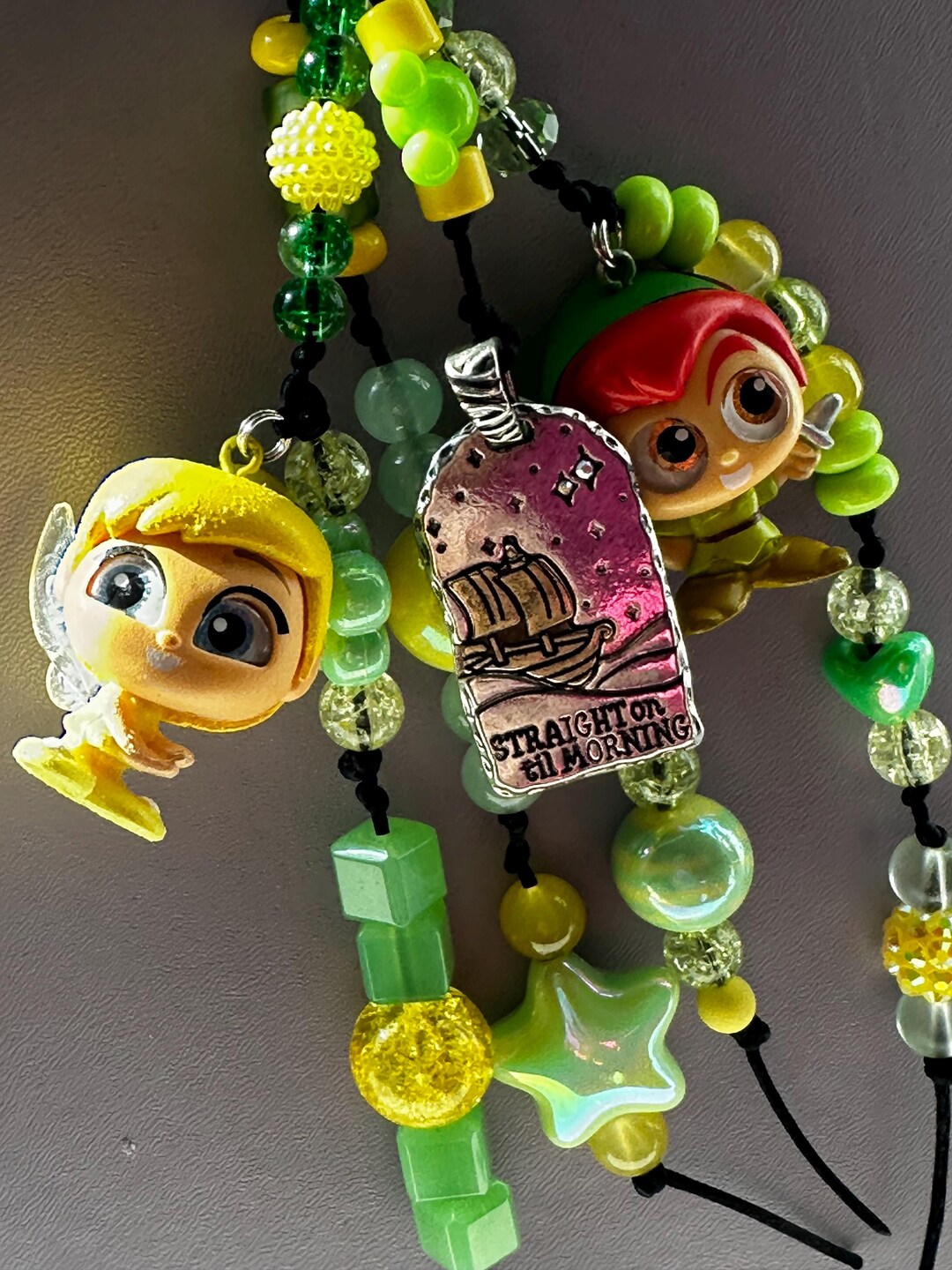 Peter Pan Tinker Bell Inspired Planner Charm | Neverland Journal & Junk ...