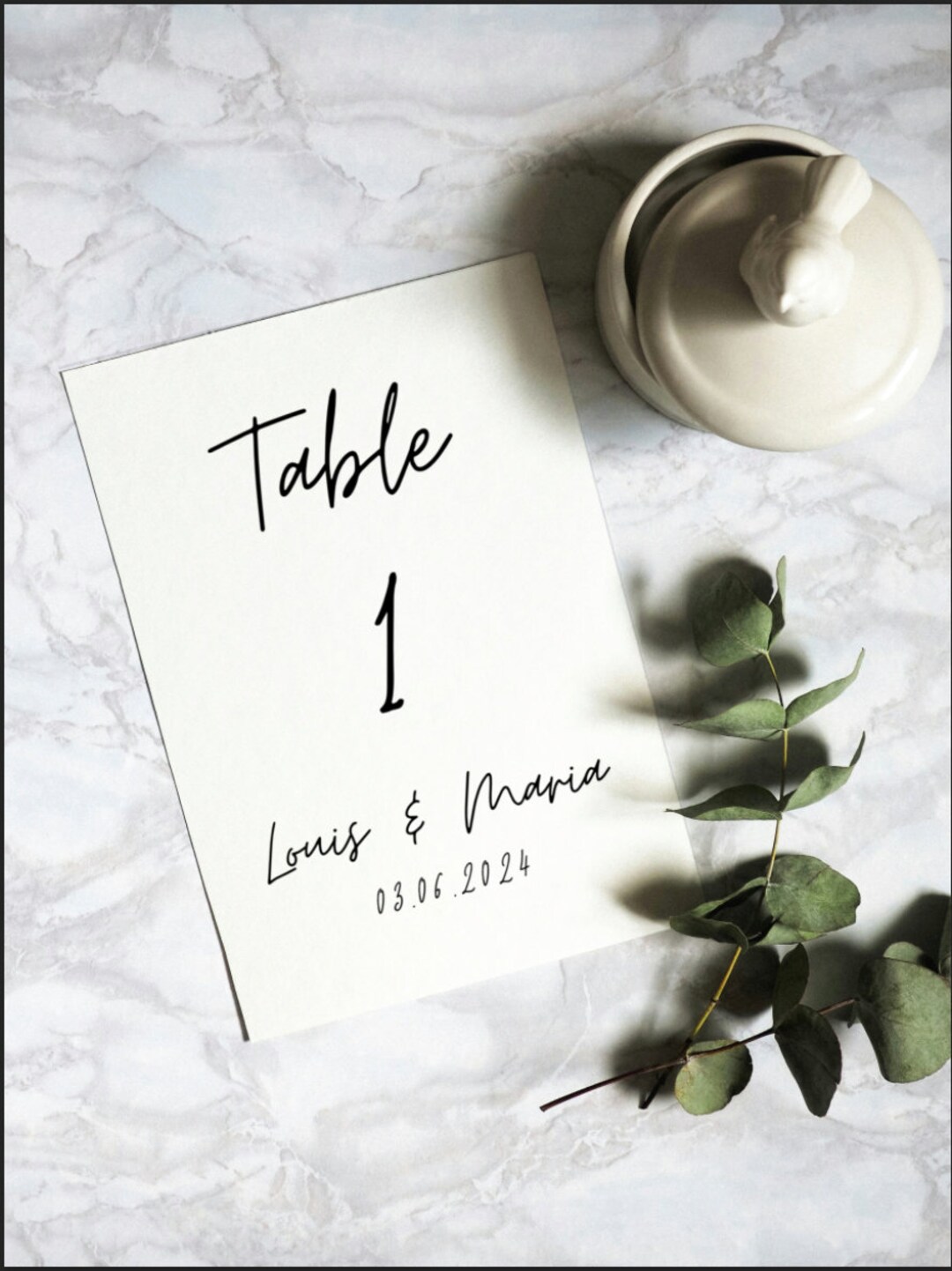 EDITABLE Wedding Table Number Template - Etsy