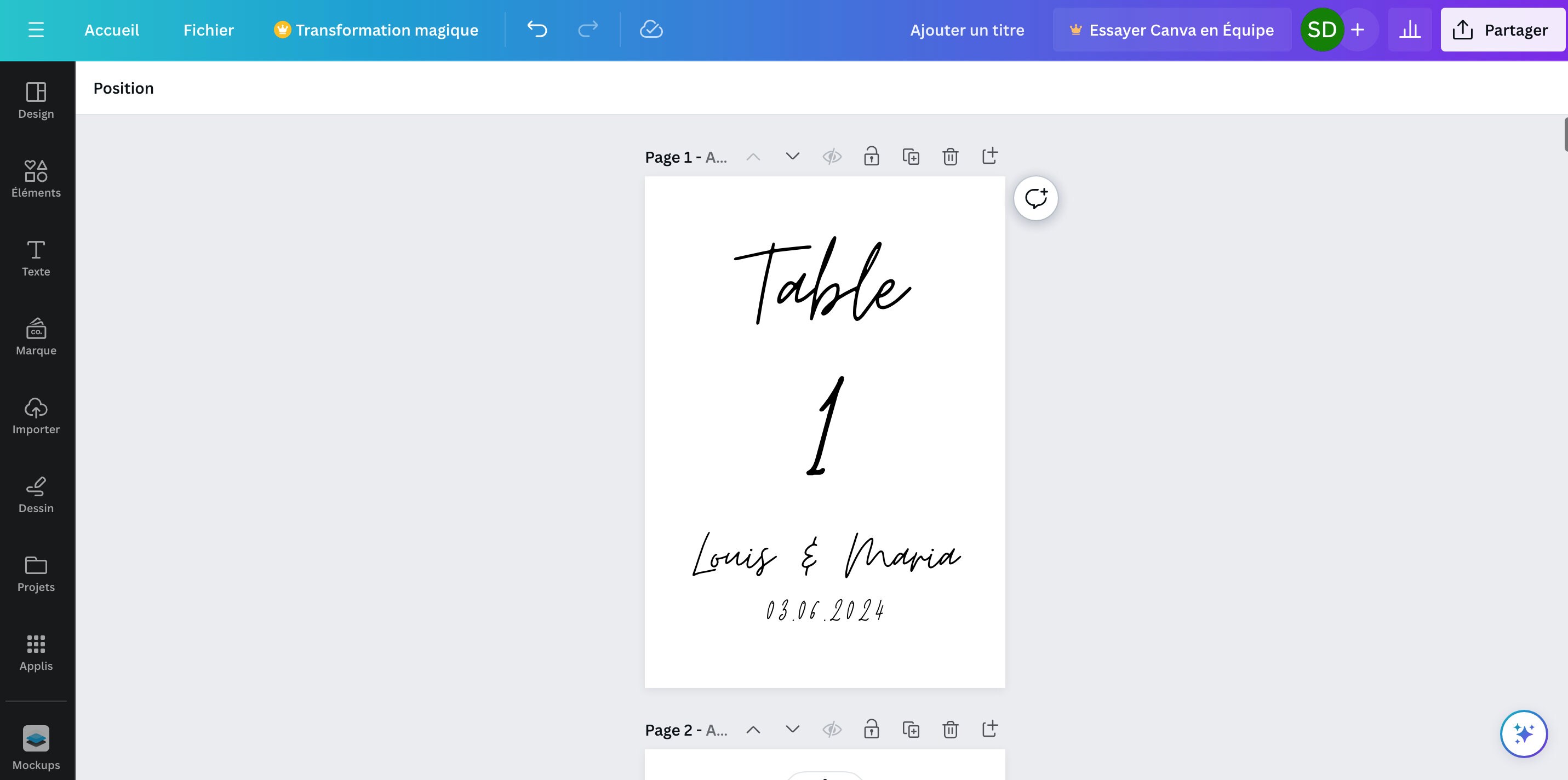 EDITABLE Wedding Table Number Template - Etsy