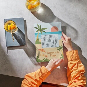 Wordsearch Beach Theme in Spanish - Etsy