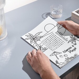 Wordsearch Beach Theme in Spanish - Etsy