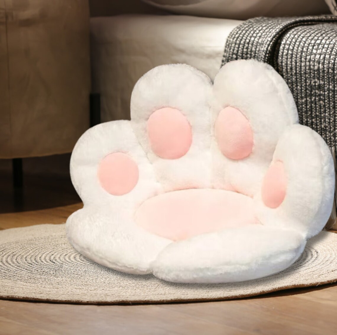 Cat Paw Cushion: Handmade Pillow in the Shape of a Cat Paw for Home ...