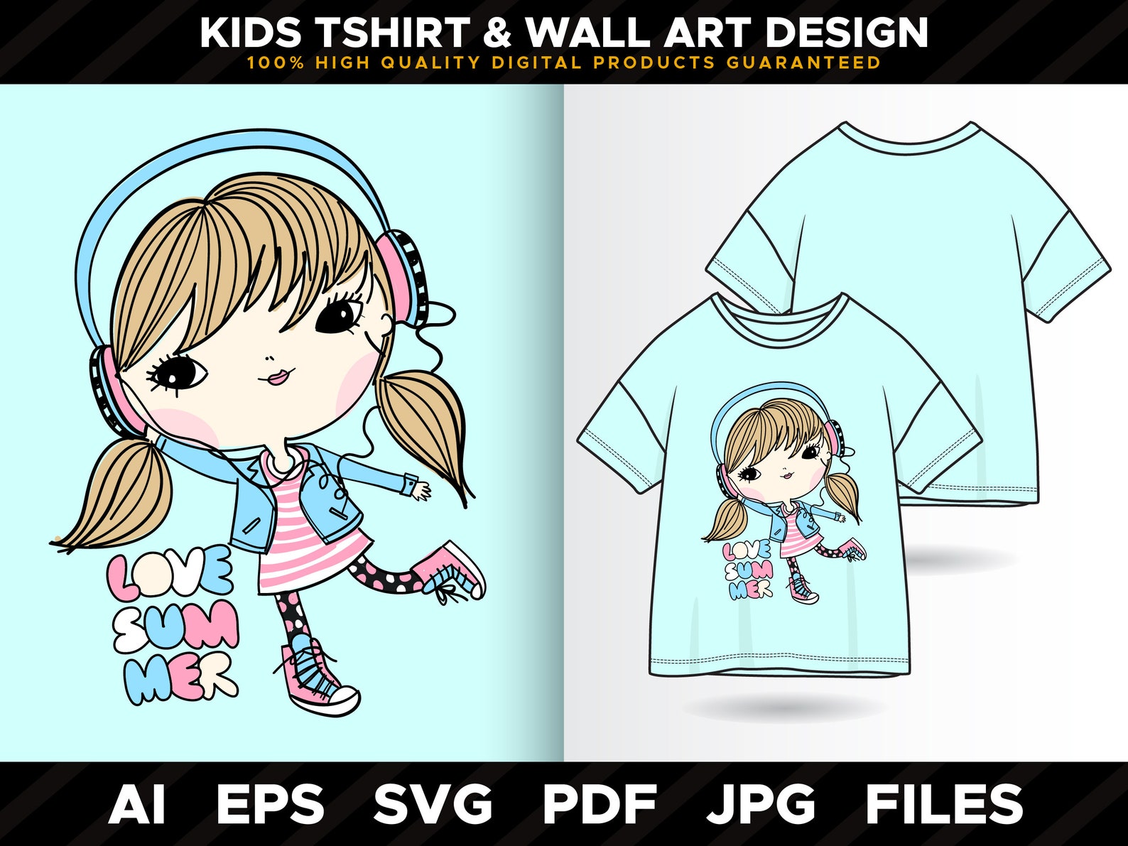 Kids Animated Cartoon T-shirts Design | Kids Bundle T-shirts Design ...