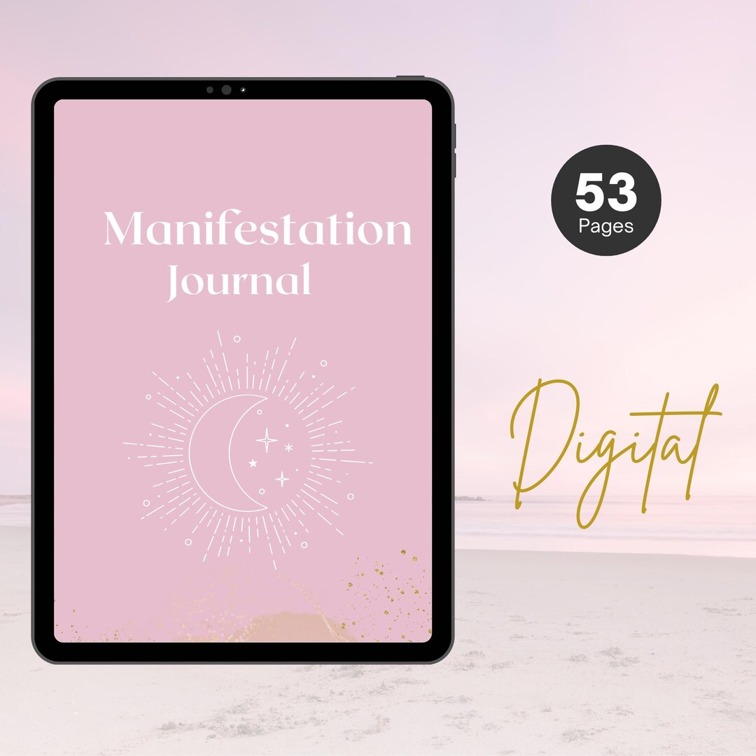 Digital Manifestation Planner | Manifestation Journalism | Manifesting ...
