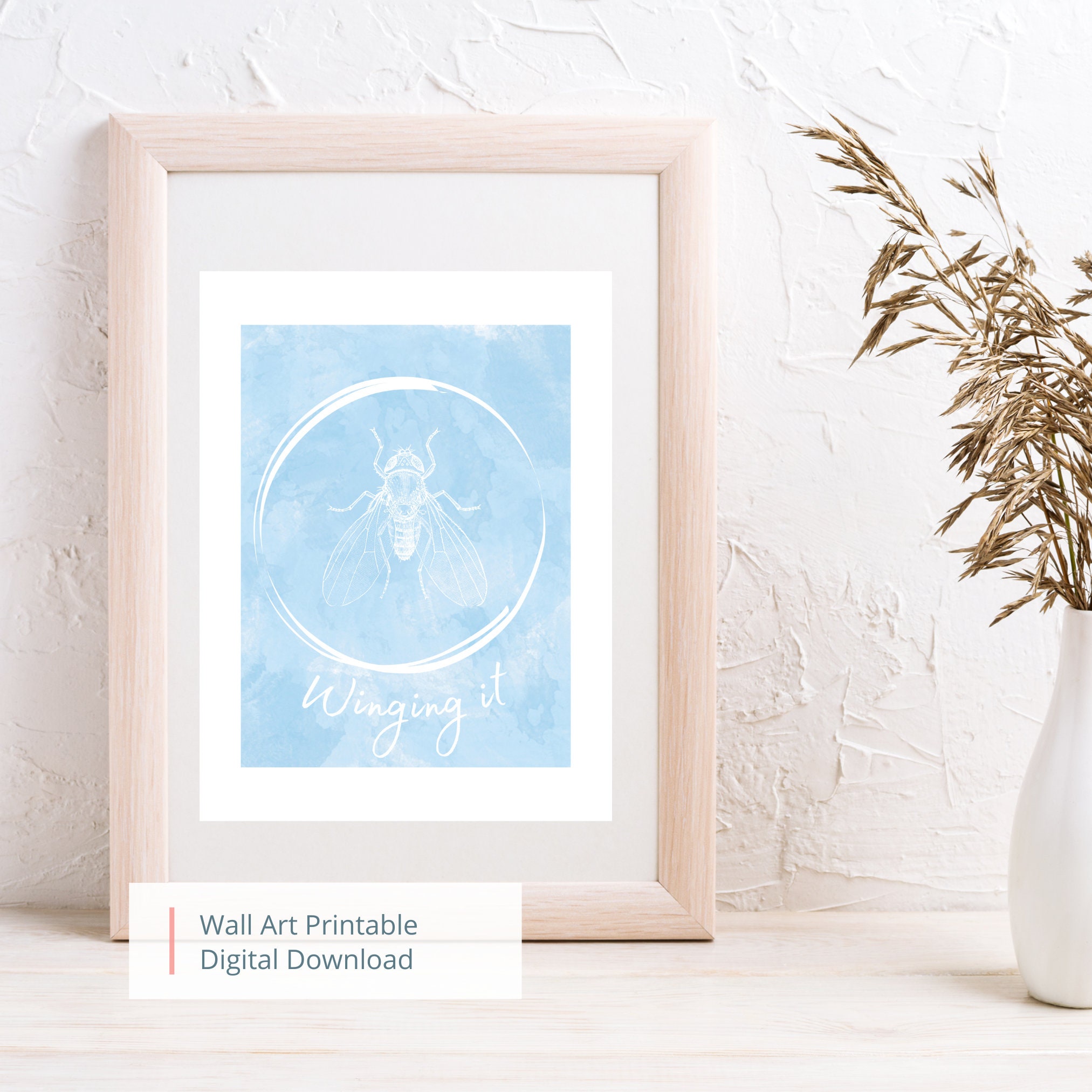 Winging It Digital Wall Art, Instant Download Printable Download - Etsy
