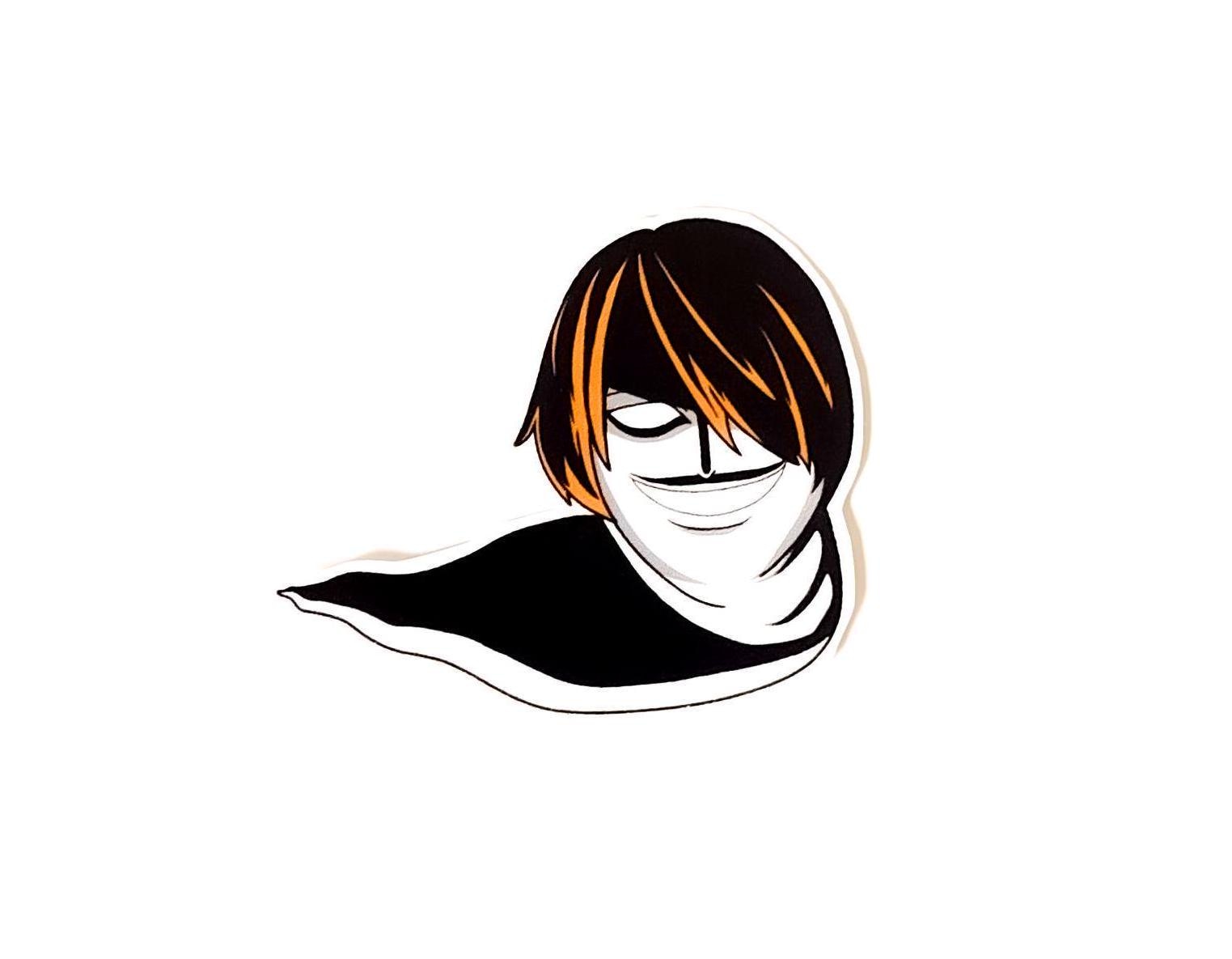 One Piece Inspired Evil Sanji Slug Vinyl Die Cut Sticker - Etsy