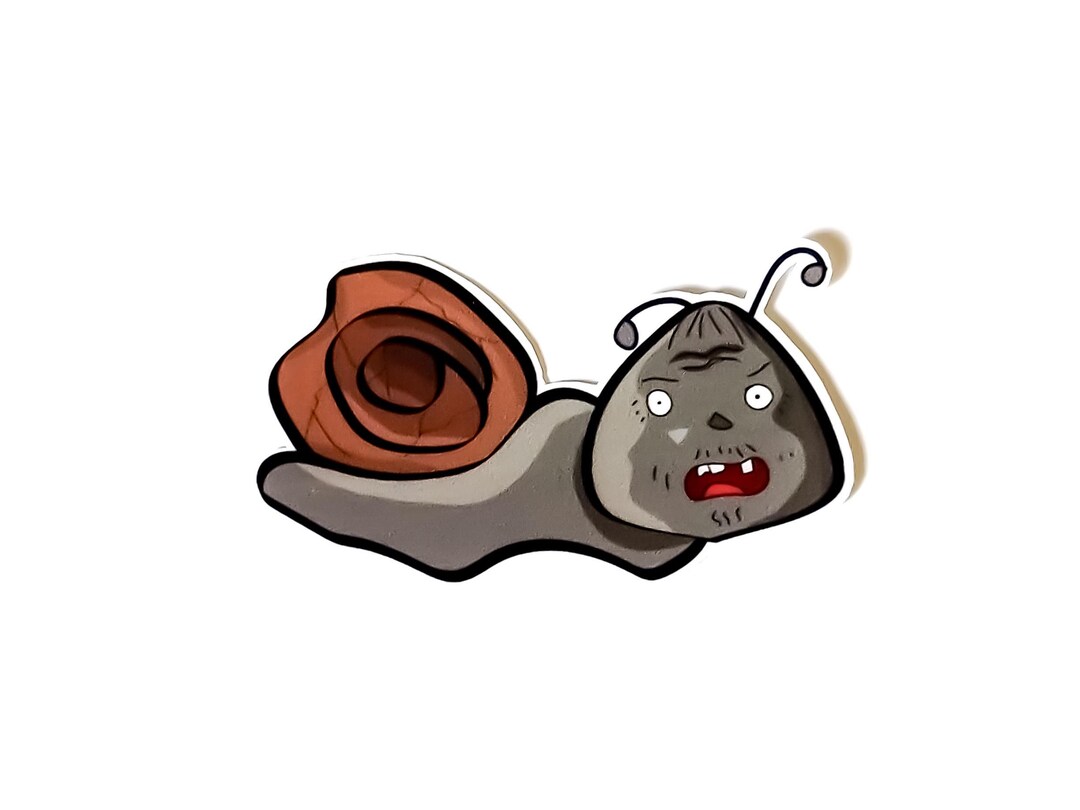Old Man Jiji Snail Die Cut Vinyl Stickers - Etsy