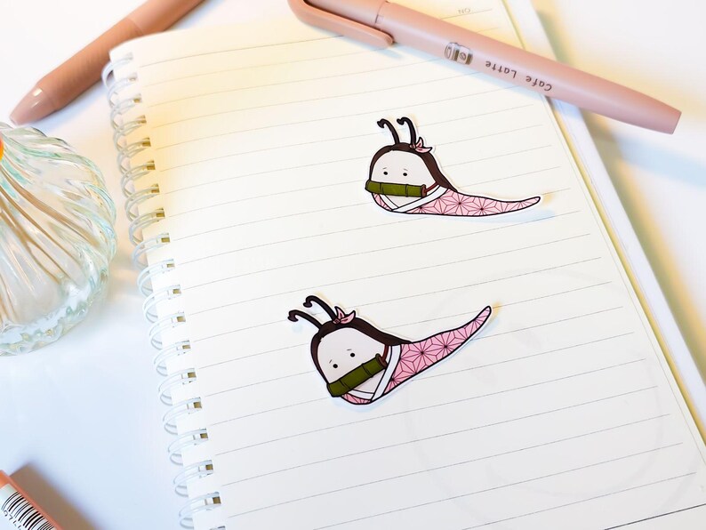 Demon Slayer Nezuko Inspired Slug Vinyl Die Cut Sticker - Etsy