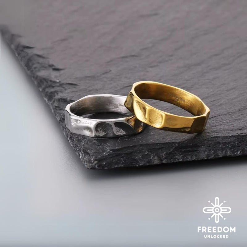 Geometric Shape Ring - Etsy