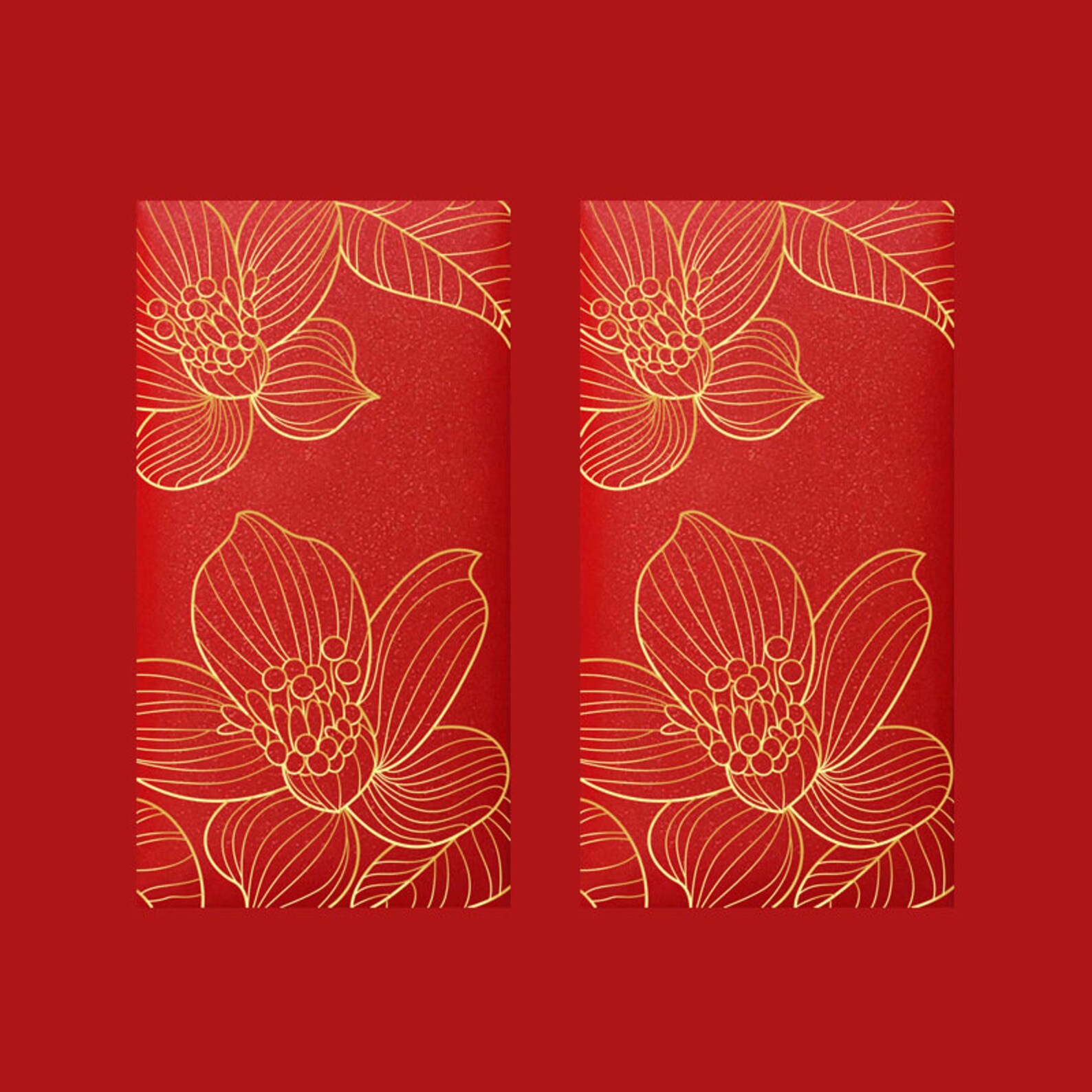 Chinese New Year Red Envelopes Traditional Lunar New Year Gift set of ...