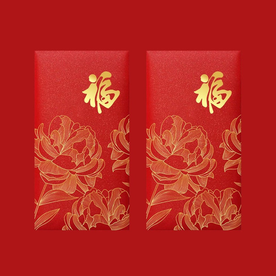 Chinese New Year Red Envelopes Traditional Lunar New Year Gift set of ...
