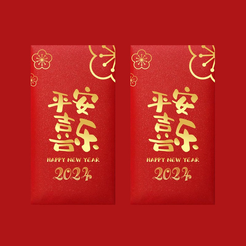 Chinese New Year Red Envelopes Traditional Lunar New Year Gift set of ...
