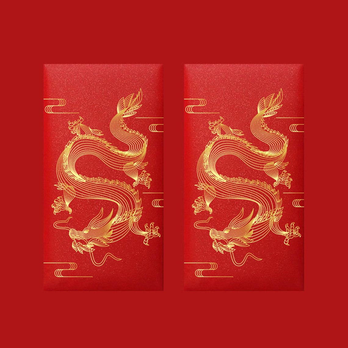 Chinese New Year Red Envelopes Traditional Lunar New Year Gift set of ...