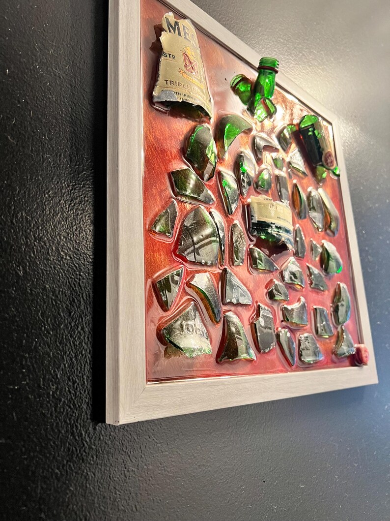 Jameson Resin Gift Set – Unique Whiskey Bar Decor | Handmade Resin ...