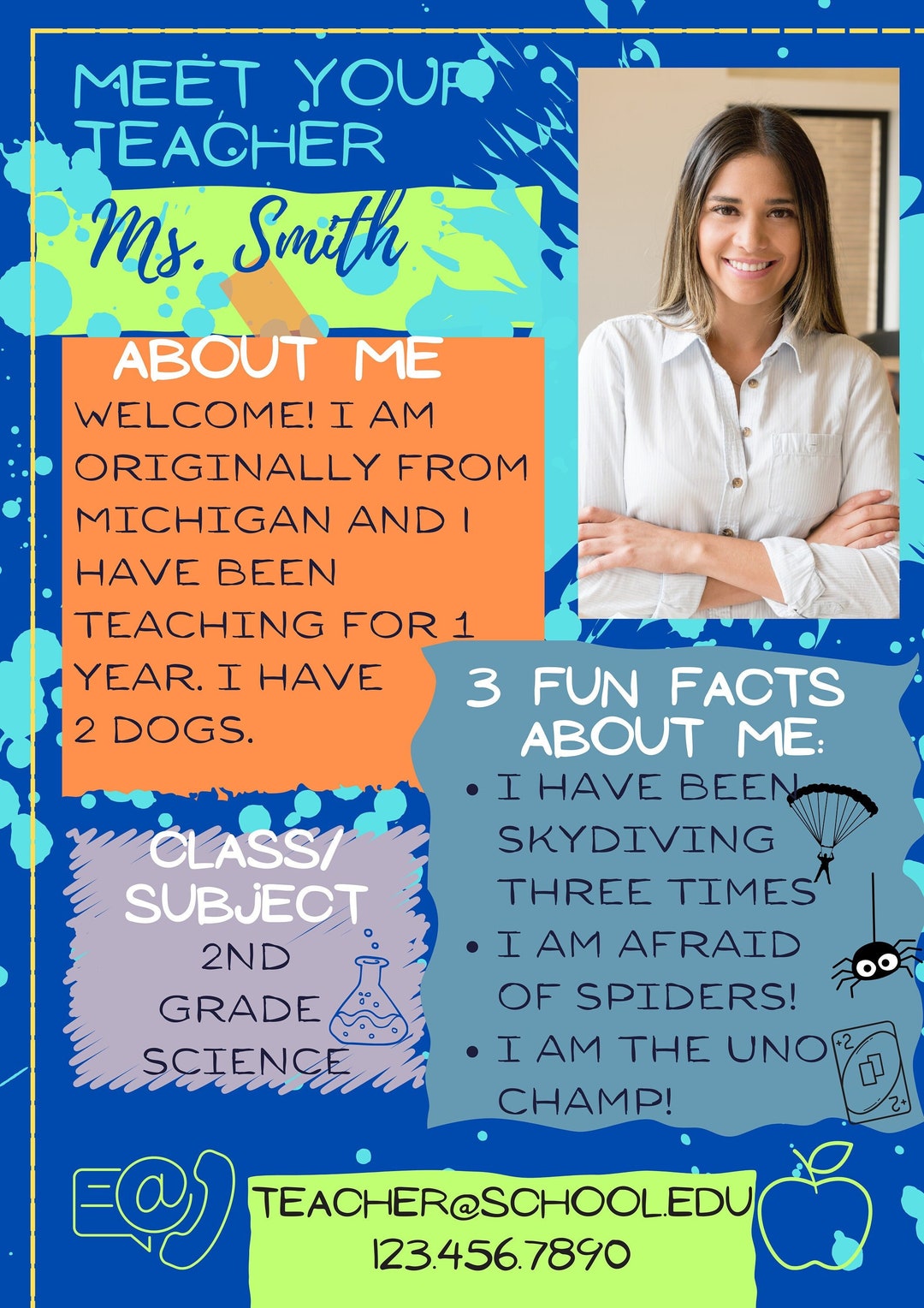 Meet the Teacher Poster - Etsy