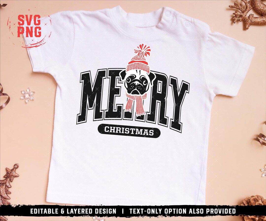 Frohe Weihnachten Hund Png svg, Weihnachtshund svg für Shirt ...