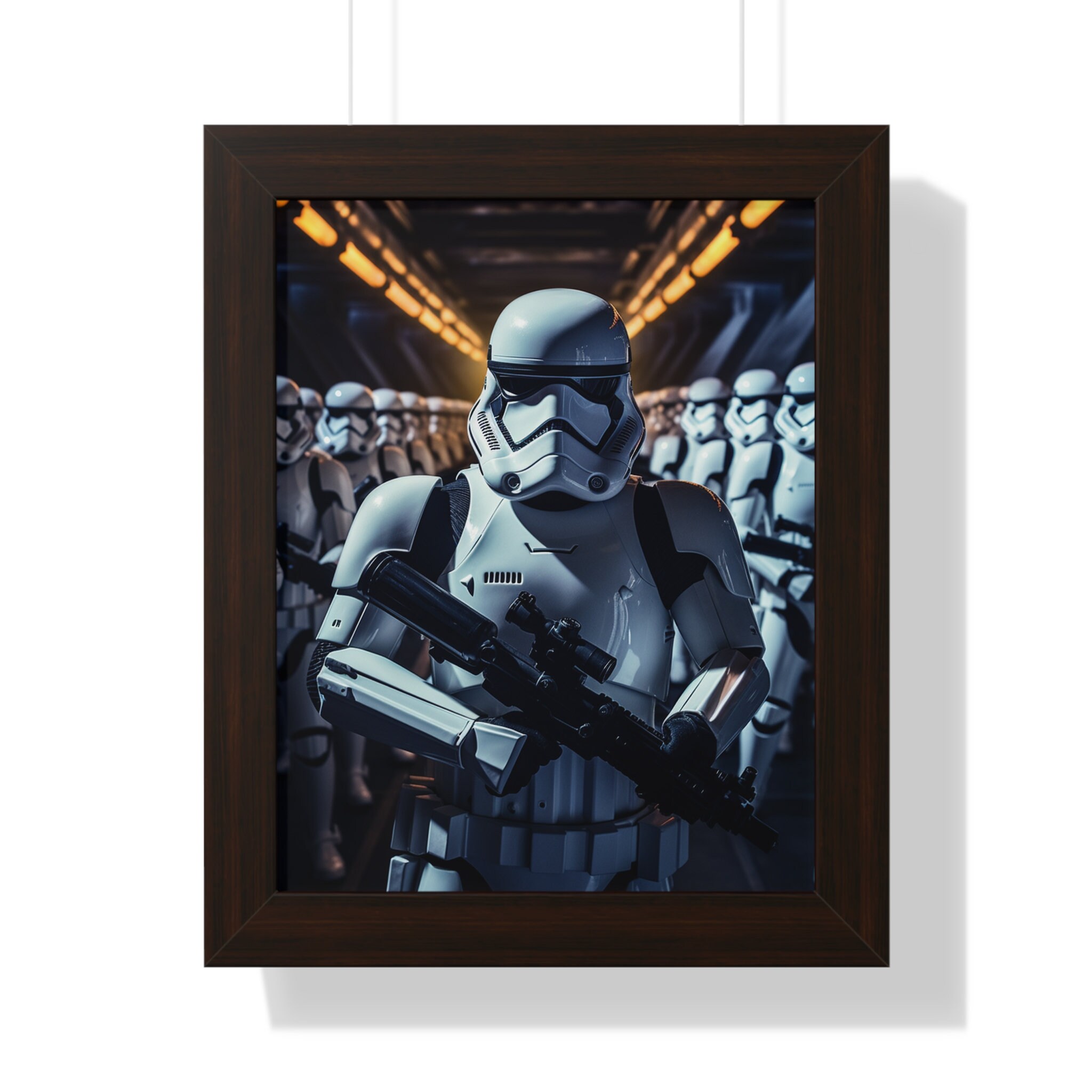 STORMTROOPER Framed Vertical Poster Printed Wall Art Wall Decor Wall ...