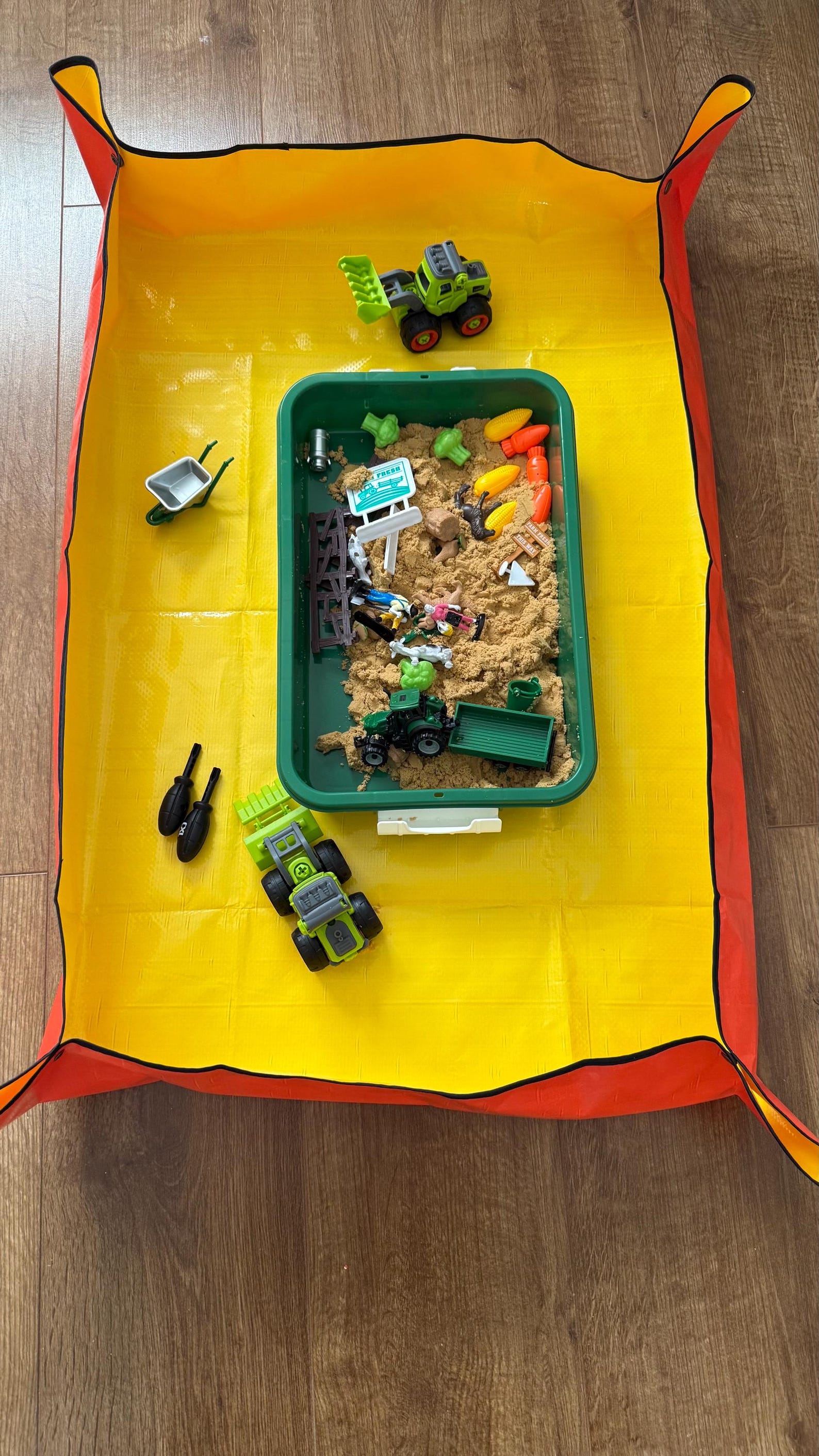Waterproof Montessori Messy Mat With Edges | Sensory & Craft Play - Etsy