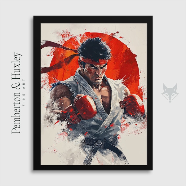 Street Fighter Ryu Art - Etsy