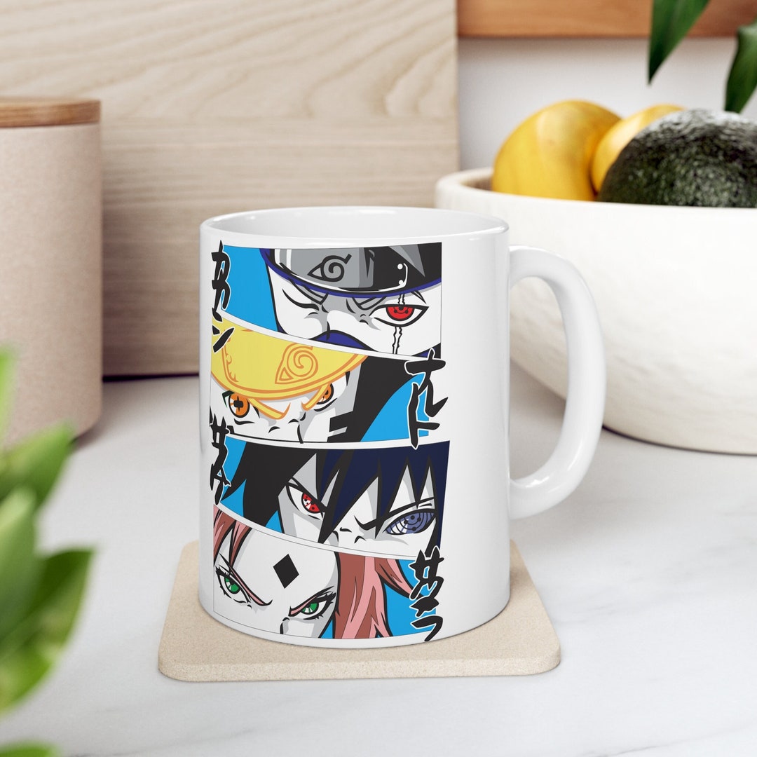 Japanese Manga Mug, Cartoon Character Manga Coffee Mug, Gift for ...