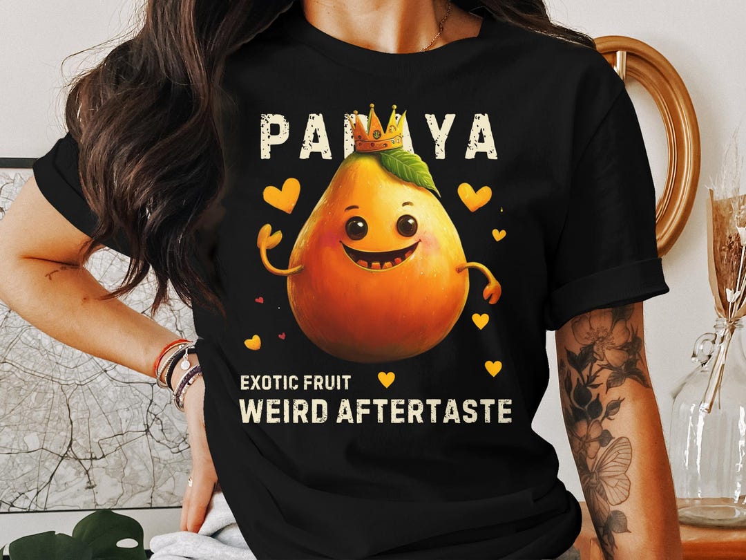 Funny Pawpaw T-shirt, Pawpaw Exotic Fruit Tee, Weird Aftertaste Fruit ...