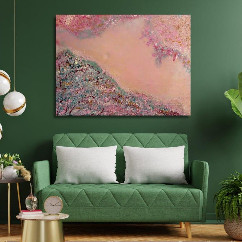 Pink Abstract - Etsy