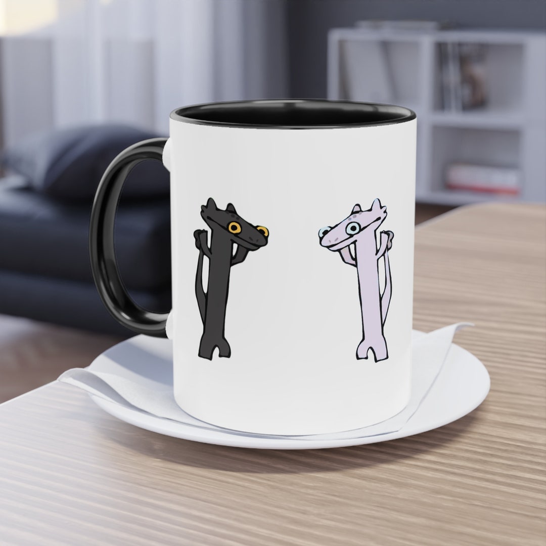 Toothless Dancing Dragon Two-tone Coffee Mug - Etsy