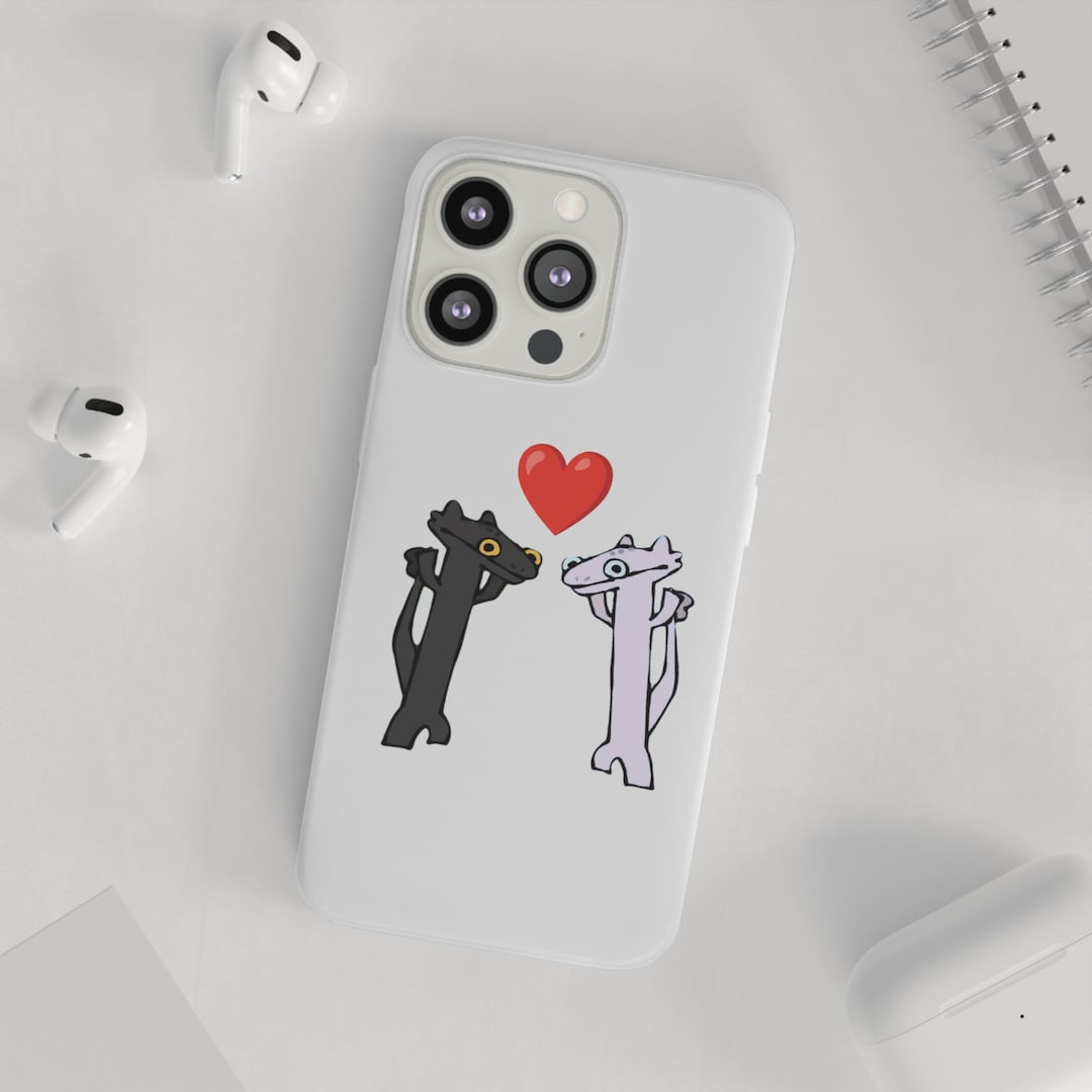 Valentines Day Loving Toothless Dancing Dragon Case for iPhone ...