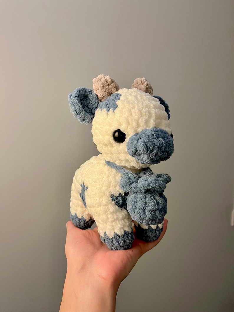 Cute Blueberry Cow - Crochet Amigurumi - Etsy