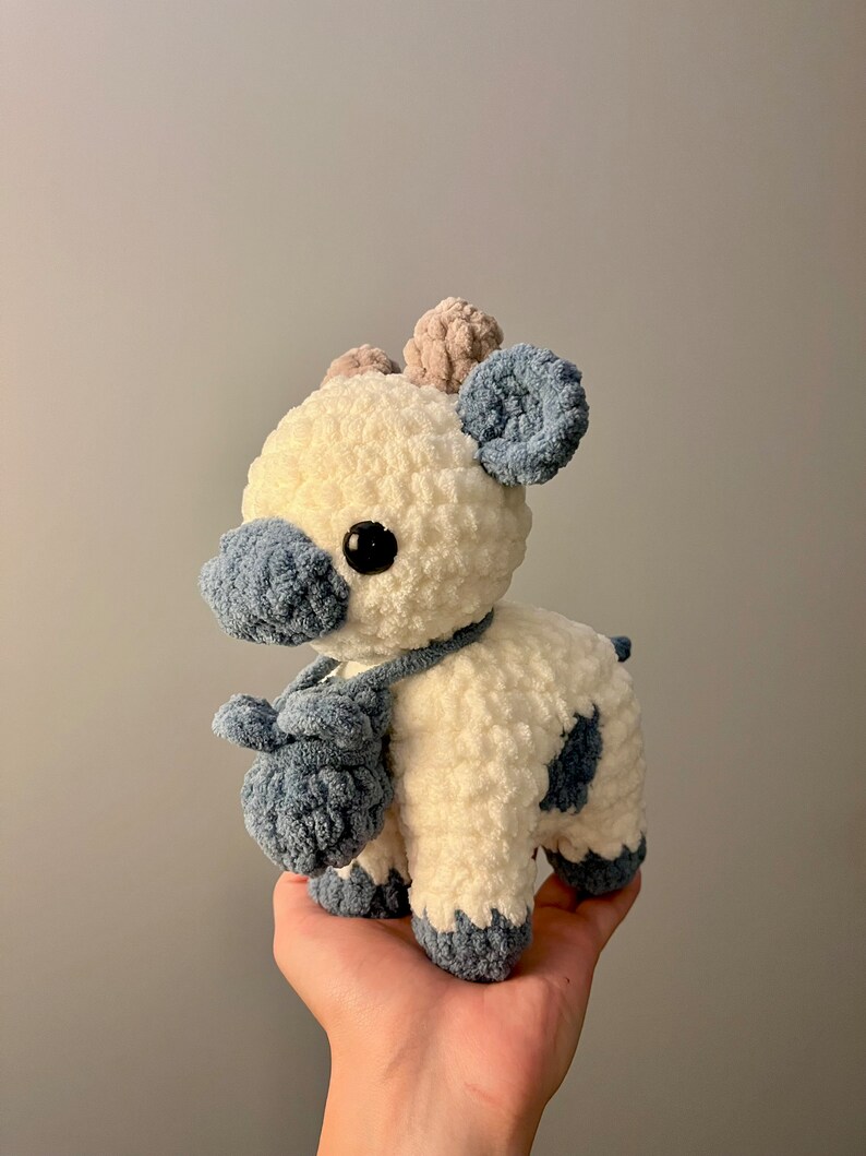 Cute Blueberry Cow - Crochet Amigurumi - Etsy