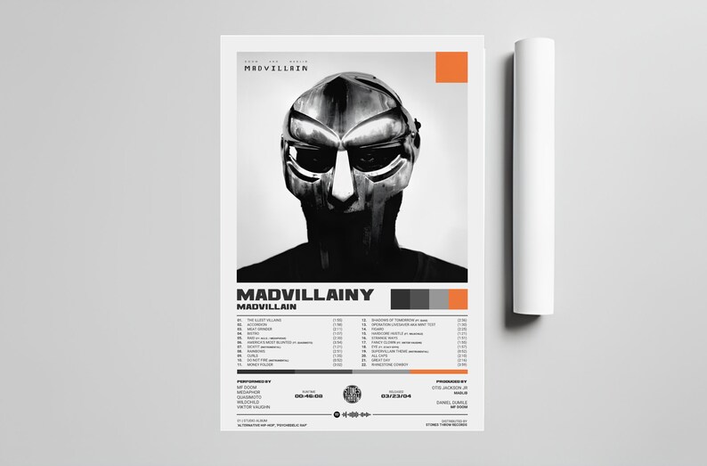 Madvillainy Poster MF DOOM & Madlib Poster Modern Print / Digital Download - Etsy UK
