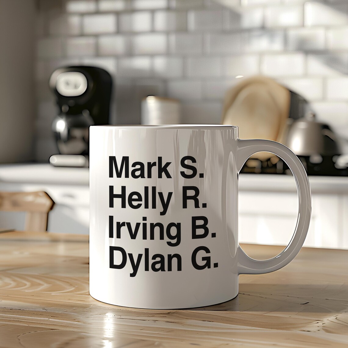 Innie Character Name - Mark S. Helly R. Irving B. Dylan G. Ceramic Mug ...