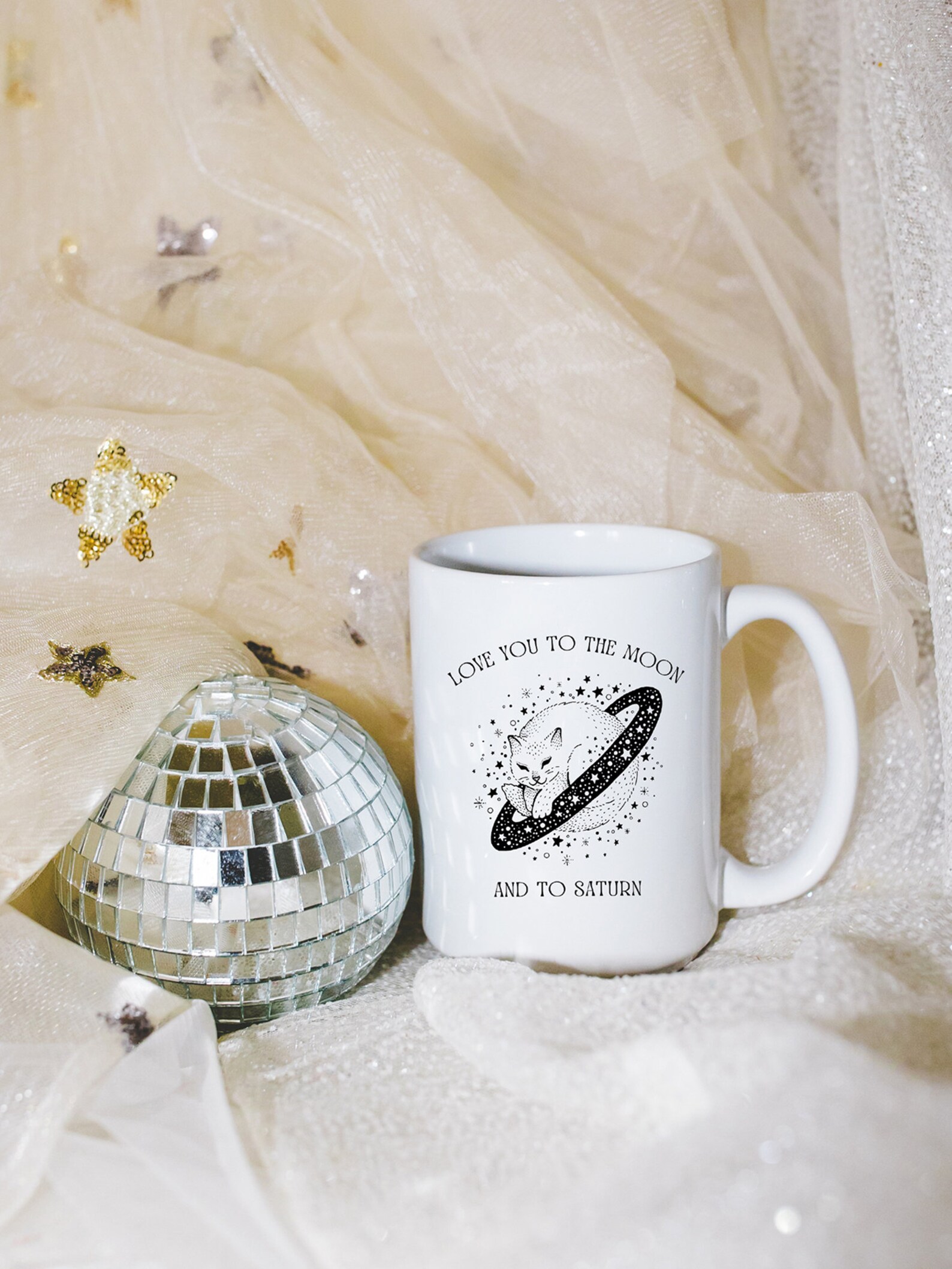 Love You to the Moon and to Saturn Coffee Mug Tea Mug 15oz & 11oz ...