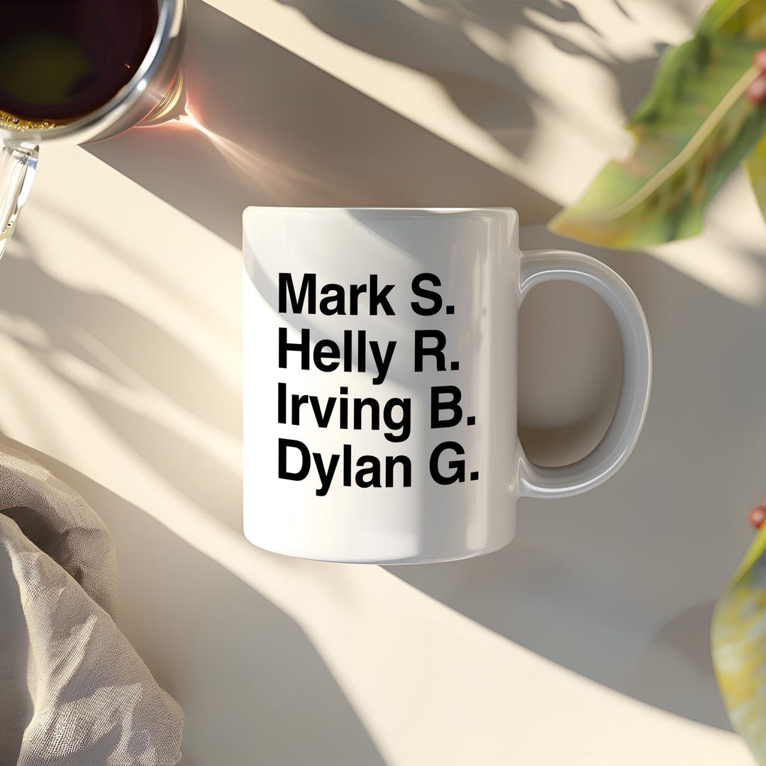 Innie Character Name - Mark S. Helly R. Irving B. Dylan G. Ceramic Mug ...