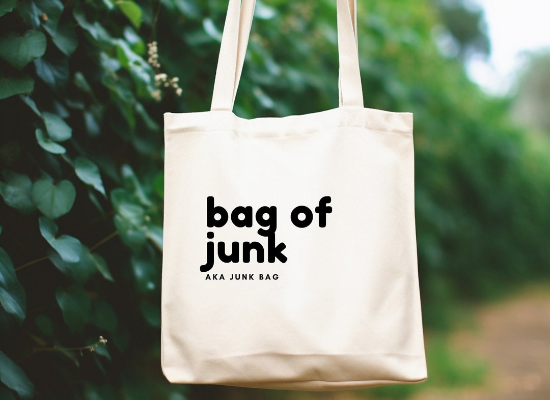 Bag of Junk, Classic Tote Bag, Junk Bag, Book Bag, Travel Bag, Mom Gift ...
