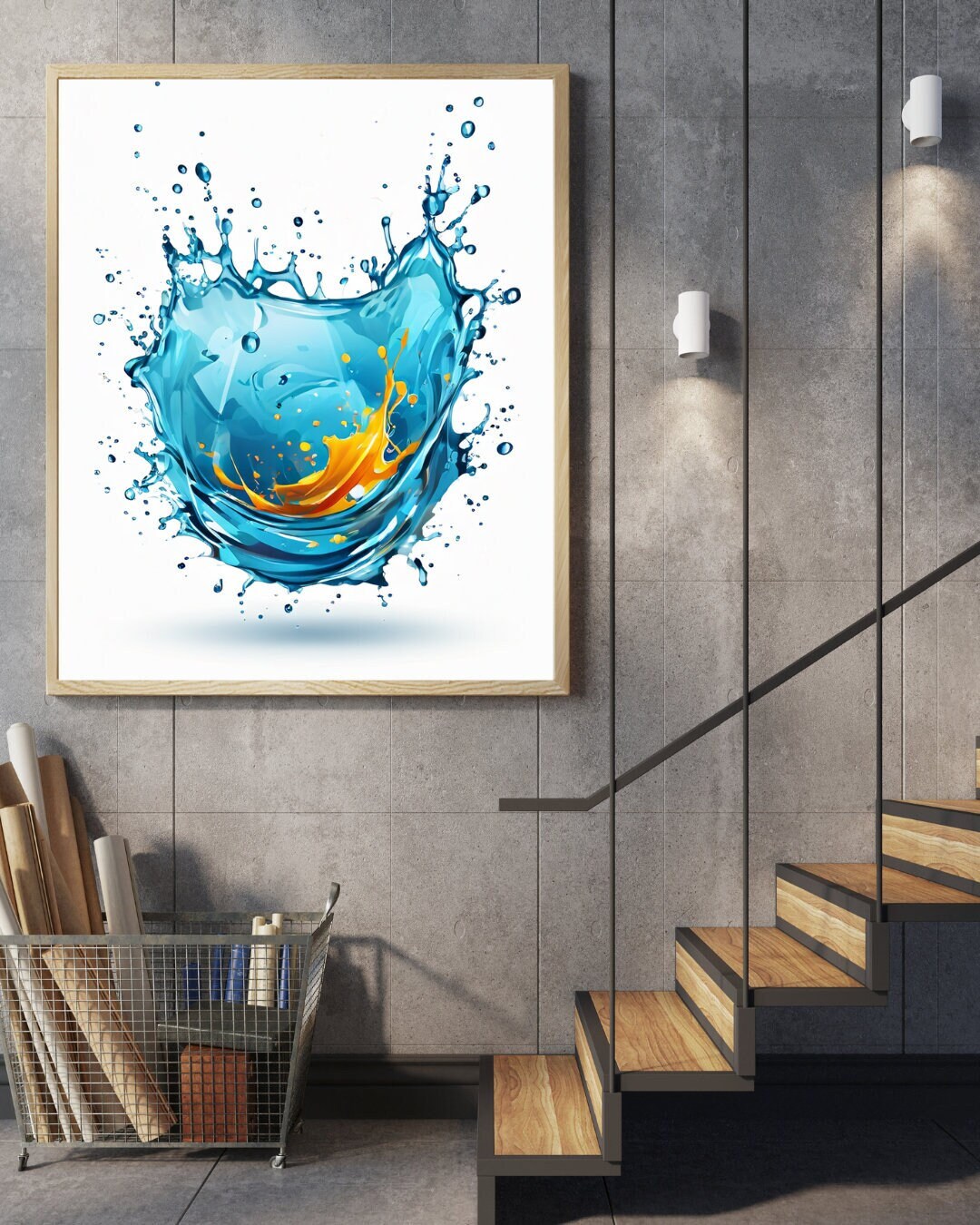 Water Splash, Splash Color, Cars Splash, Digital Print Art - Etsy