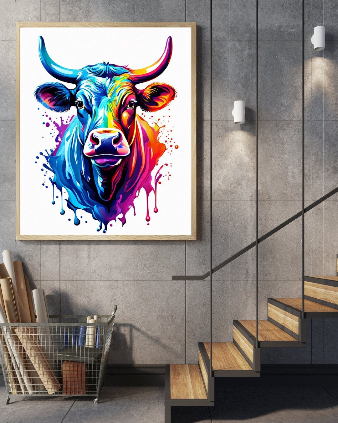 Water Splash, Splash Color, Cow Splash, Digital Print Art - Etsy