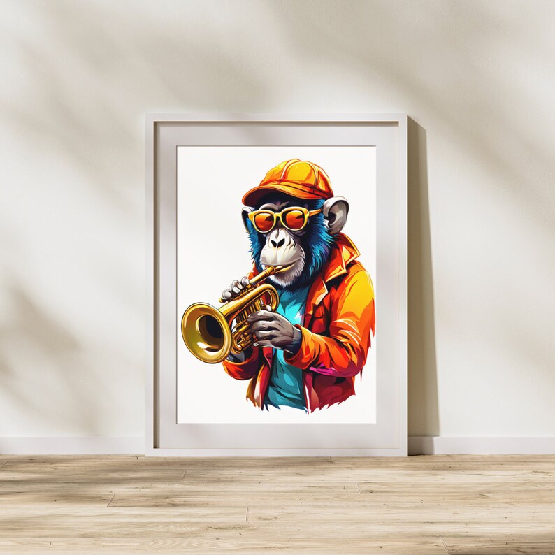 Water Splash, Splash Color, Monkey Splash, Digital Print Art - Etsy