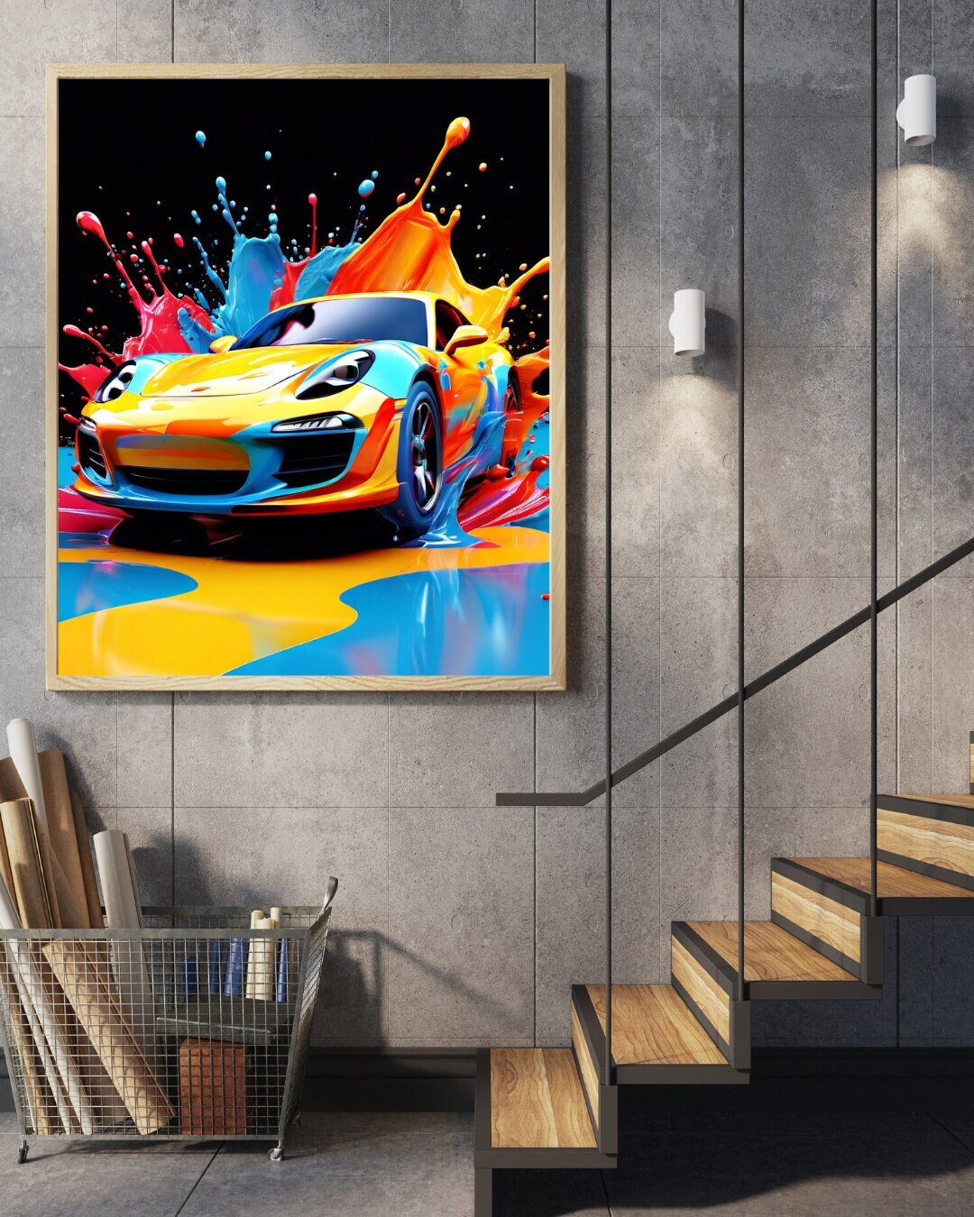 Water Splash, Splash Color, Cars Splash, Digital Print Art - Etsy