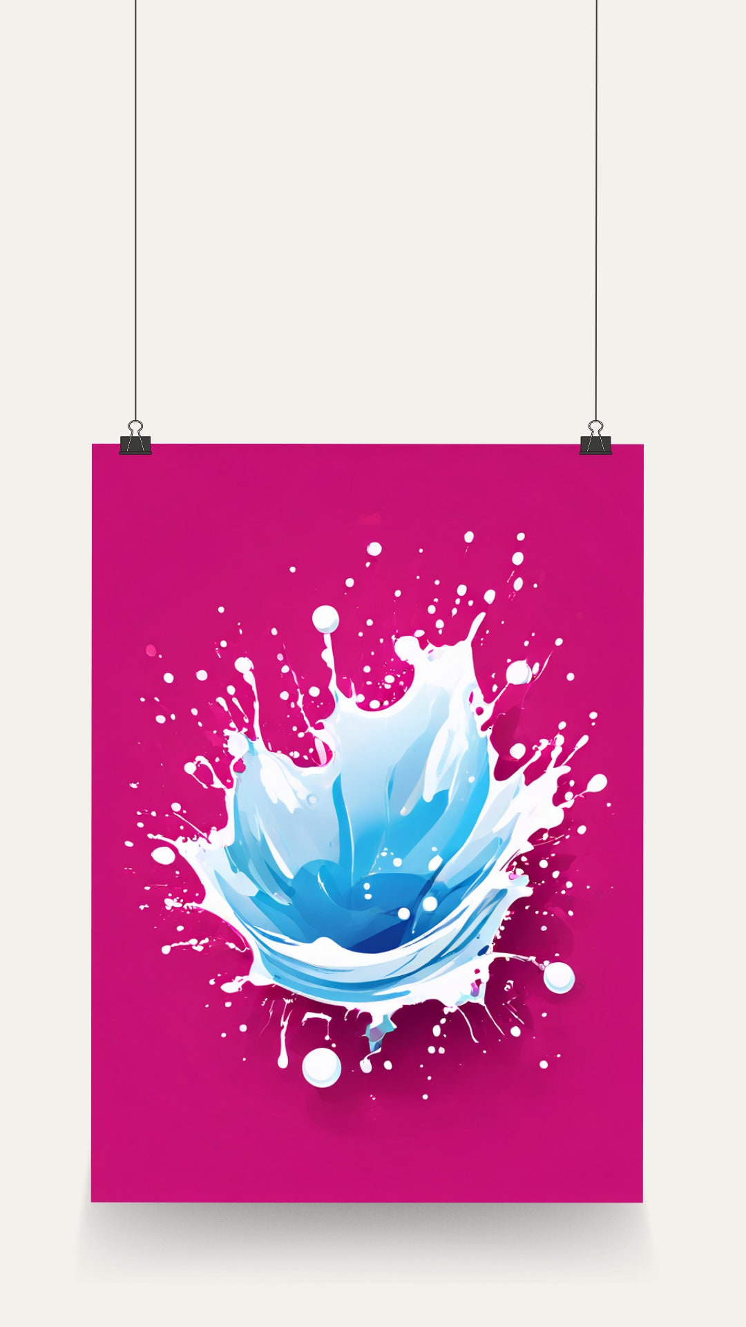 Water Splash, Splash Color, Digital Print Art - Etsy