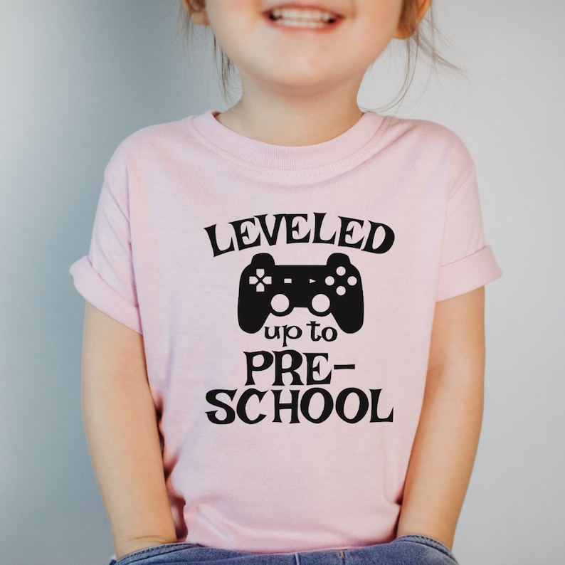 Leveled up to Preschool Shirt, Kids Back to School Shirt, Hello ...