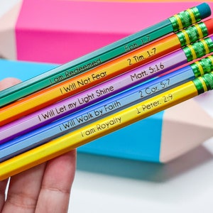 Personalized Pencils, Back to School Gift, Gift for Teacher, Customized ...