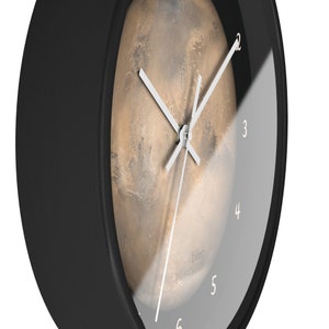 Planet Wall Clock Art Mars Design Wall Clock for Home Decoration and ...