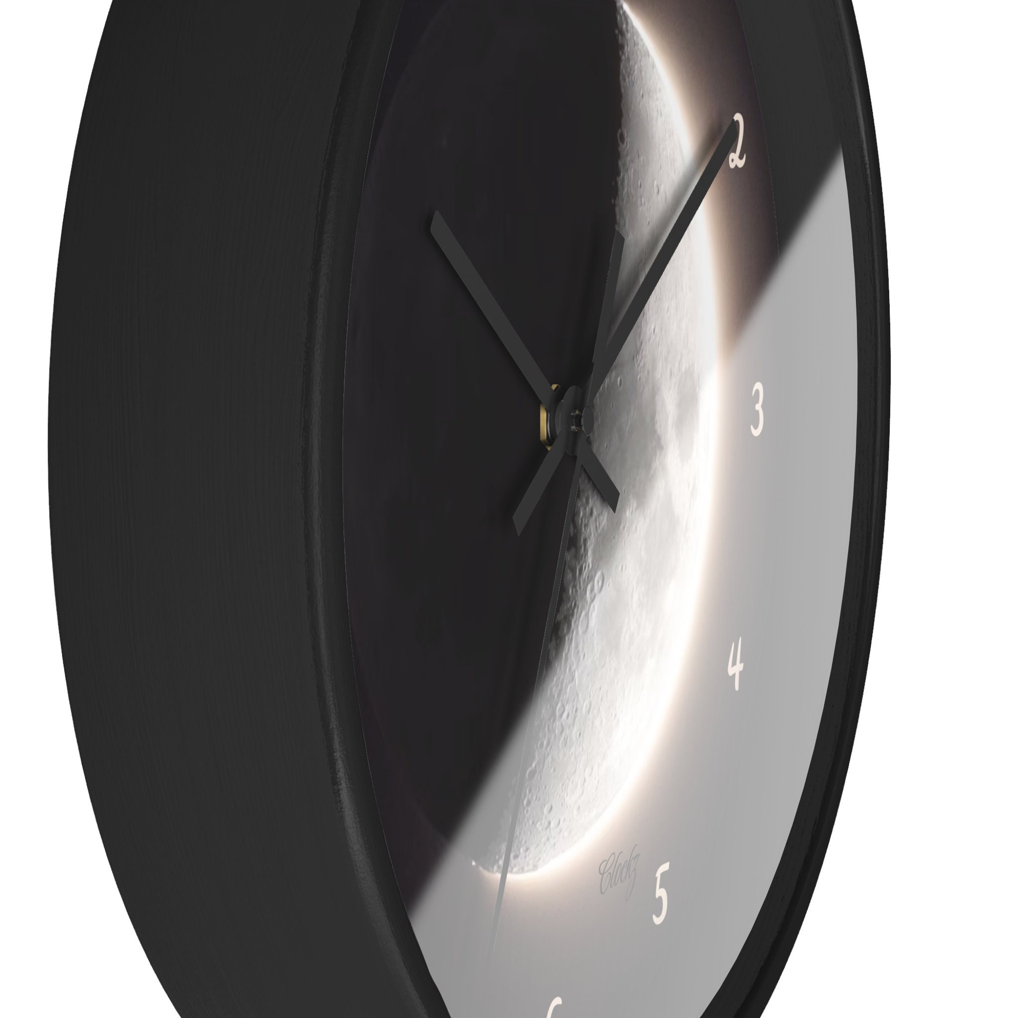 Planet Wall Clock Art Moon Design Wall Clock for Home Decoration and ...