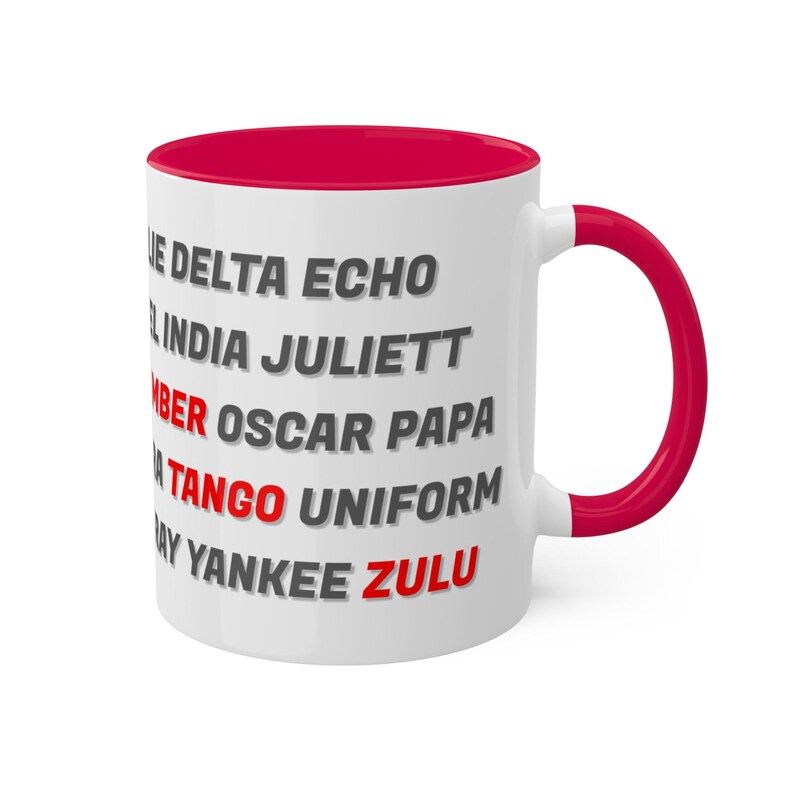 NATO Phonetic Alphabet Mug - Perfect Gift for Aviation Enthusiasts and ...
