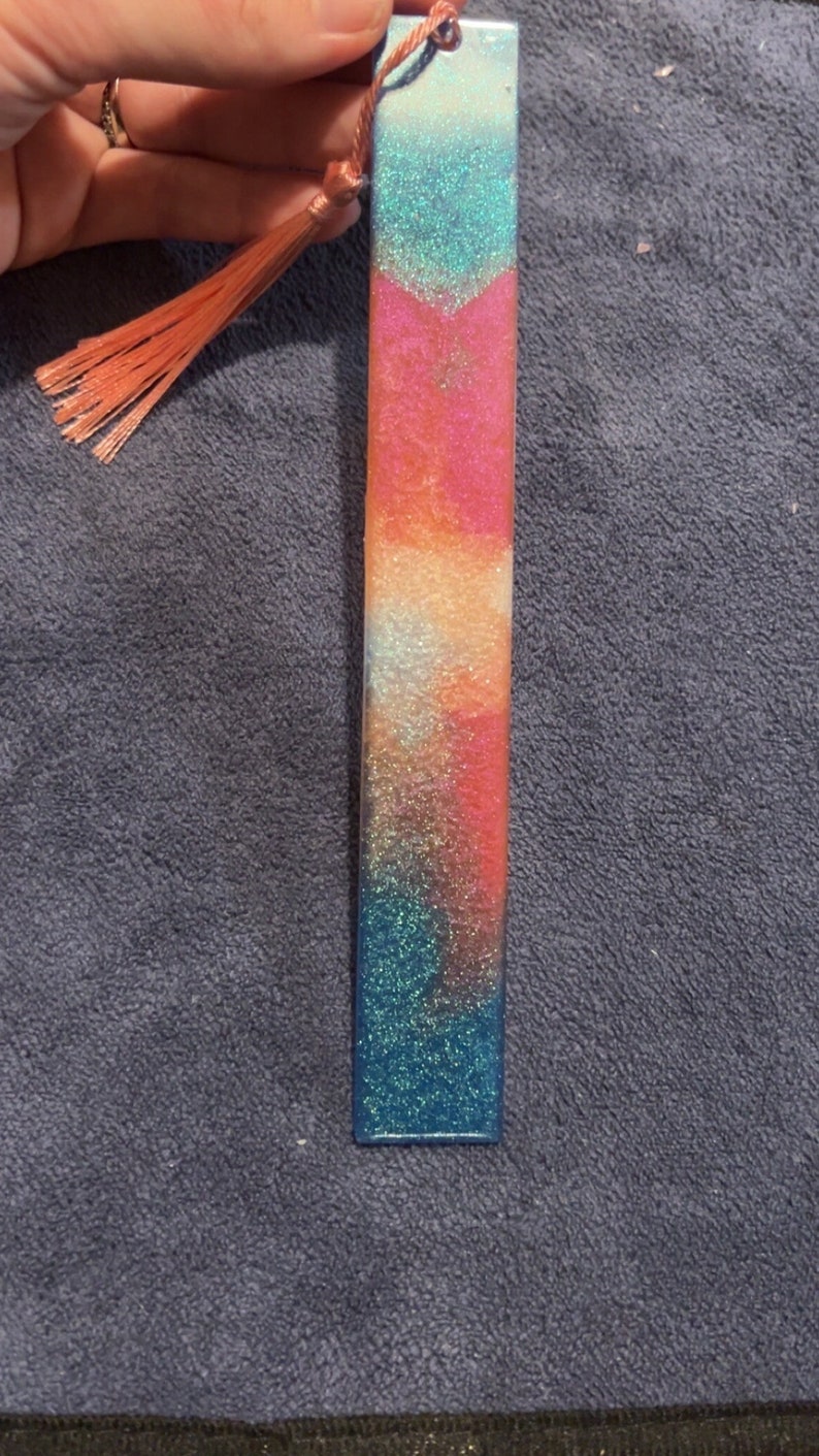 Epoxy Resin Customizable Bookmarks - Etsy