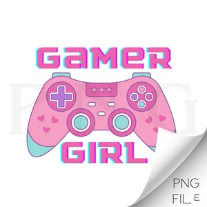 Gamer Girl PNG Digital Download Printable - Etsy
