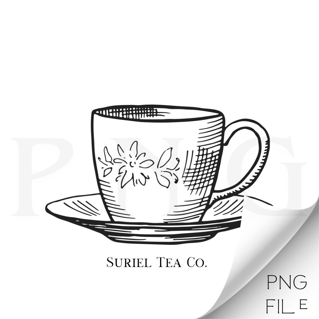 Suriel Tea Co. PNG, SVG, JPG, Digital Download, Printable, Readers Gift ...